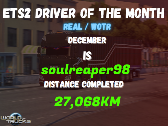 Global Trucking VTC - News - Drivers of the Month December 2025 ...